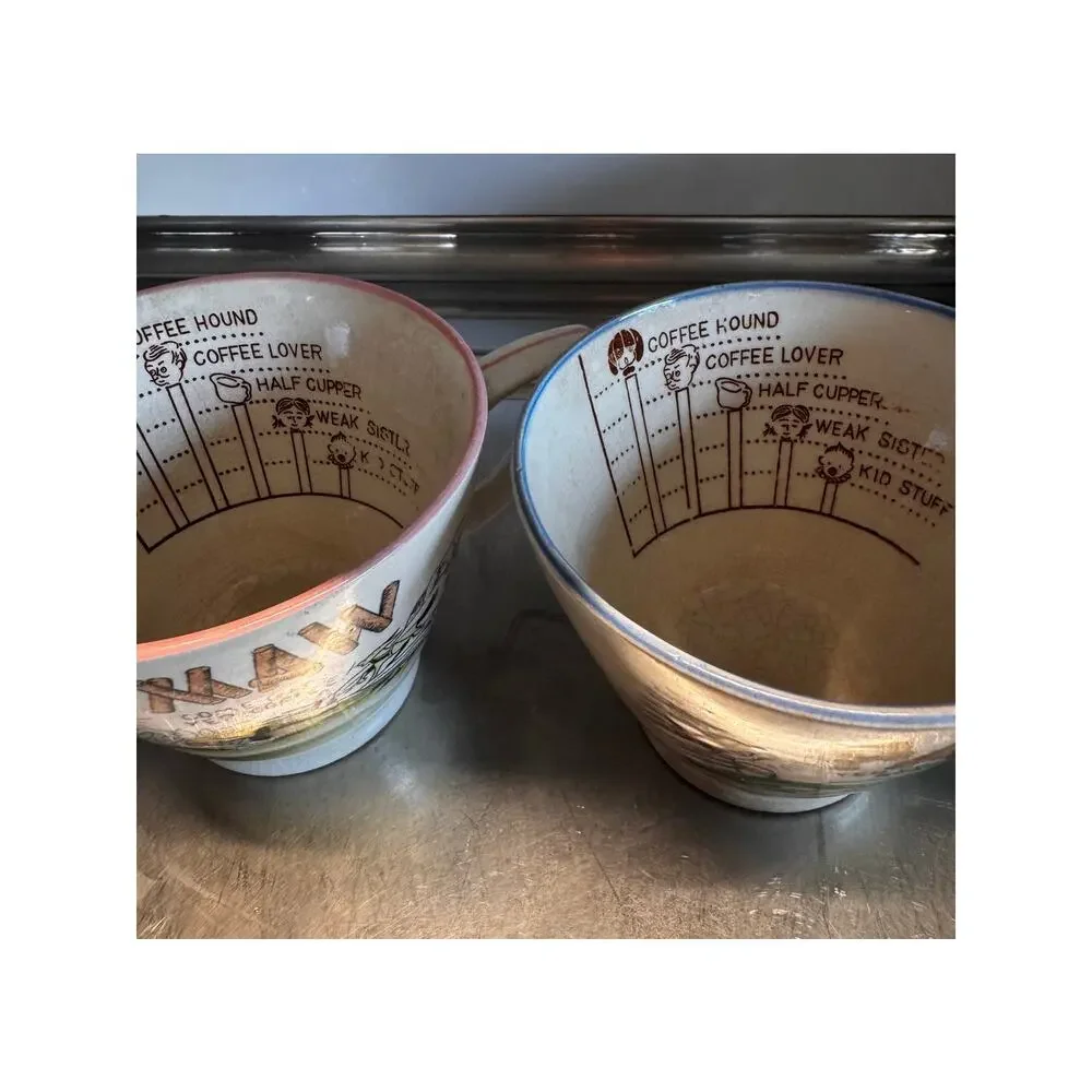 Vintage | Dining | Mcm Maw Paw Kettle Coffee Hound Mugs 96s | Poshmark